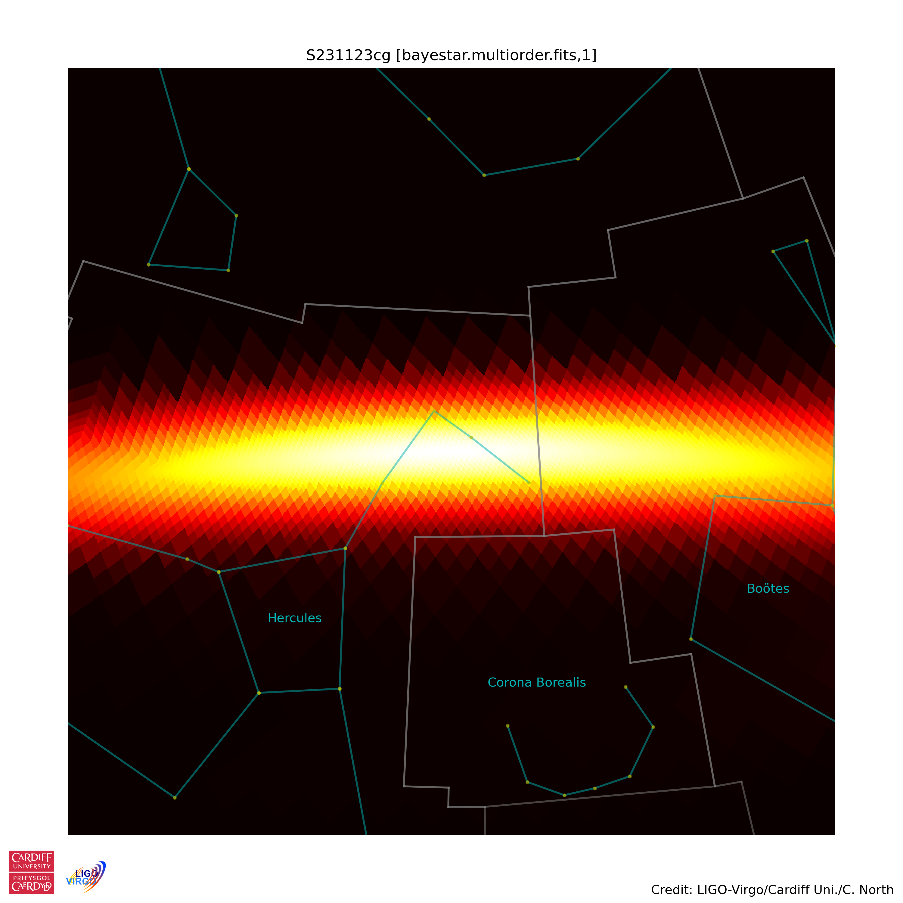 GW Localisation Skymaps